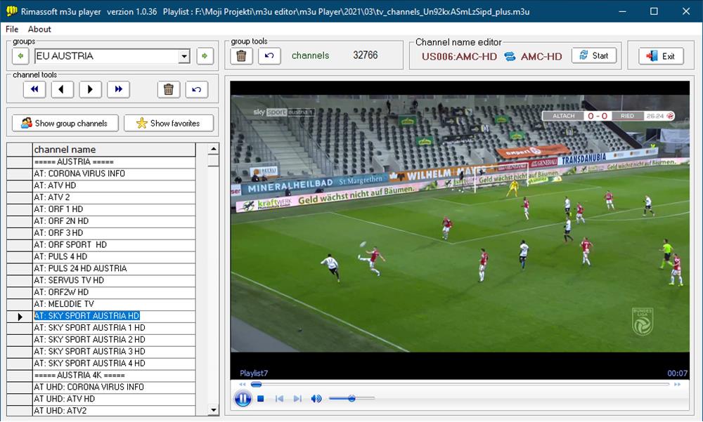 Rimassoft m3u player